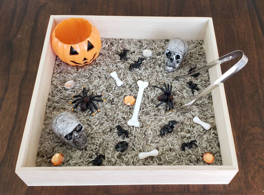 Halloween Sensory Box, Tweezing Activity, Fine Motor Skills, Gift for ...