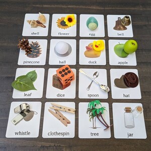 Picture Object Matching #1, Picture Recognition, Kids Gift, Montessori ...