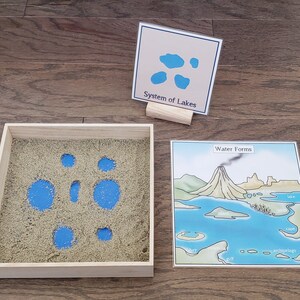 Land & Water Form Activity Set Object Matching Gift for - Etsy Canada