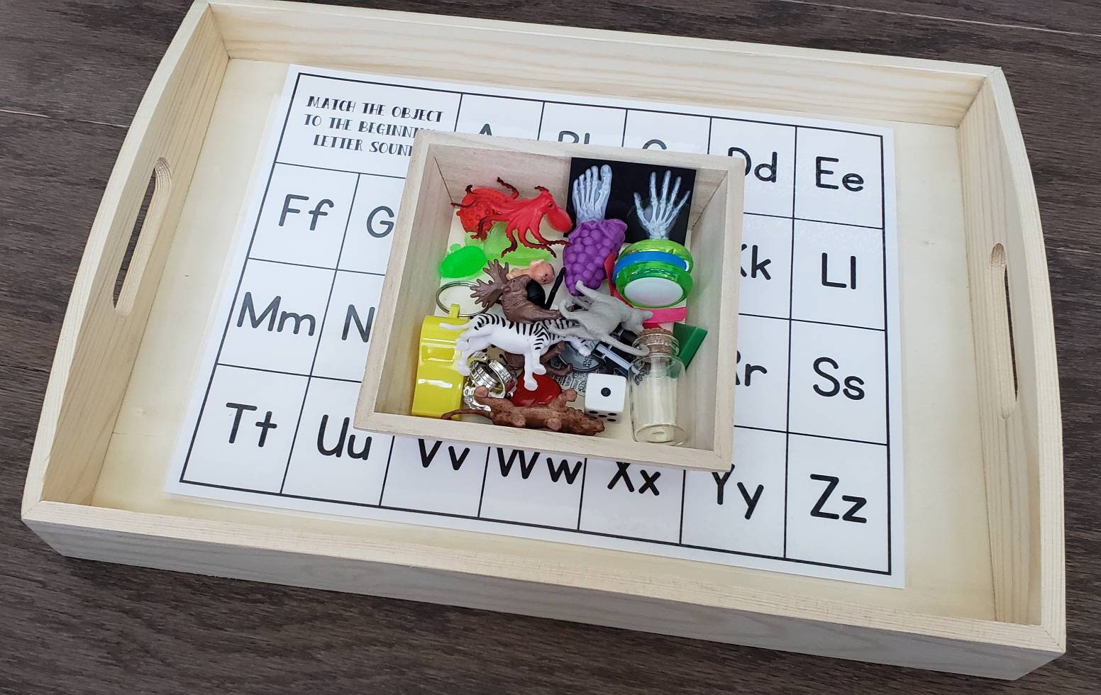 Montessori Letter Object Matching: Beginning Sounds Learning - Etsy