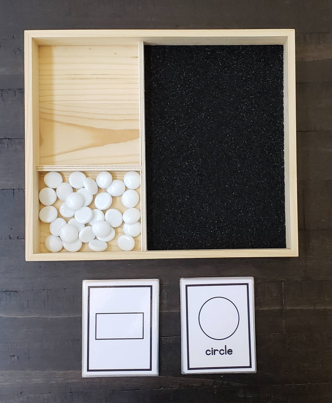 Shapes Sand Tray Fine Motor Skills Gift for Kids Montessori | Etsy