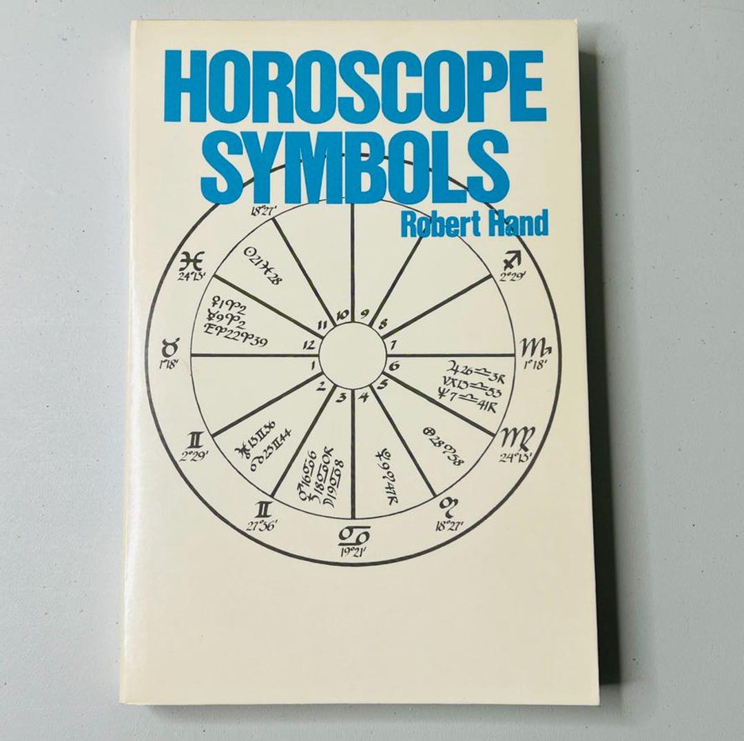 Horoscope Symbols by Robert Hand - Vintage Occult Book Used Paperback ...