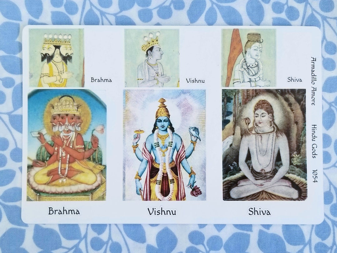 Hindu Gods - Trimurti - Brahma - Vishnu - Shiva - Hinduism - Meditation ...