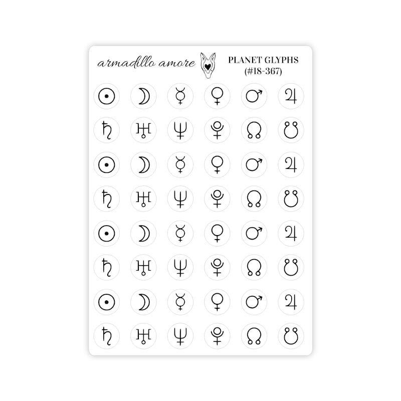 Clear Planet Stickers - Etsy