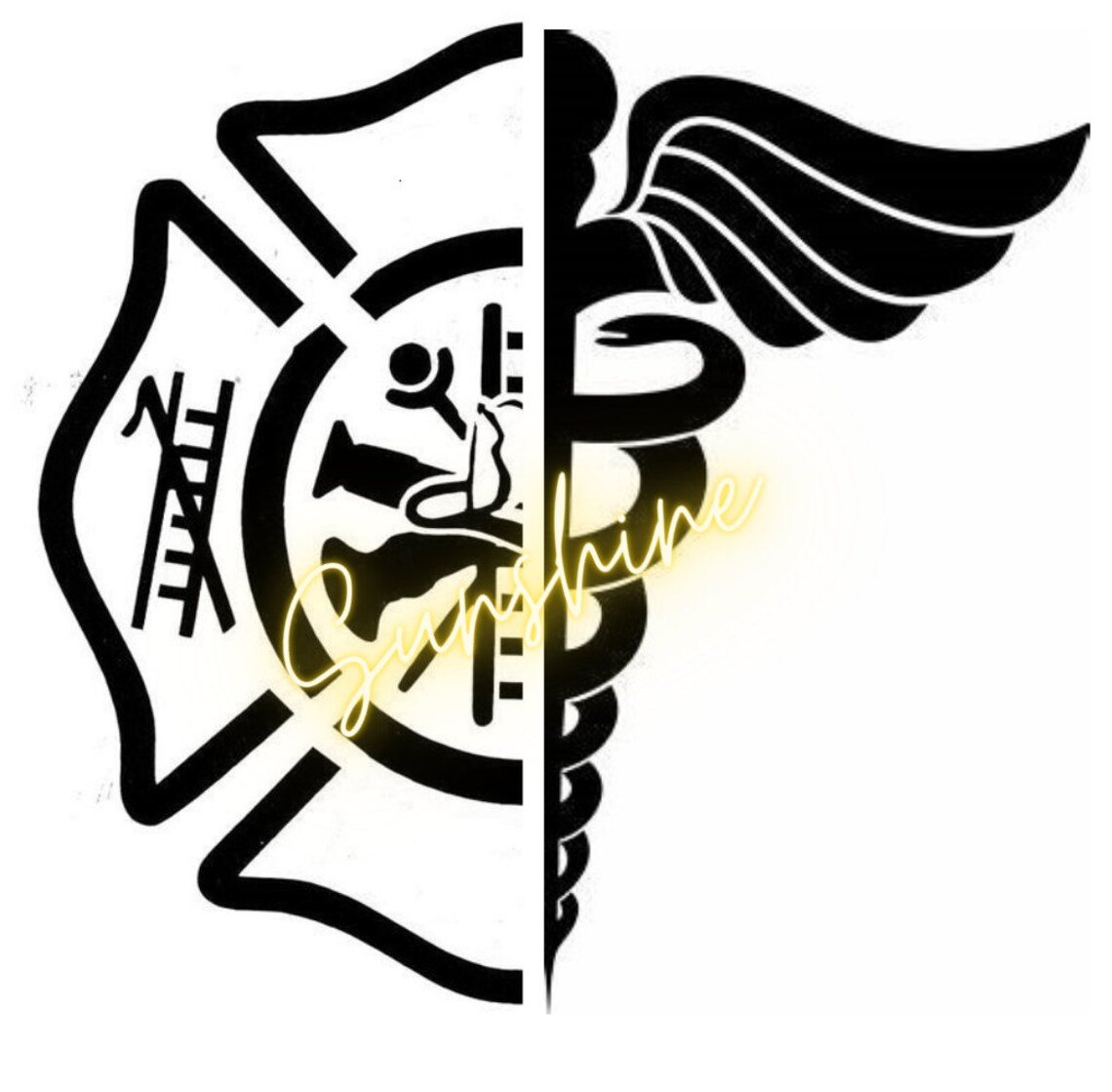 Firefighter Nurse PNG - Etsy