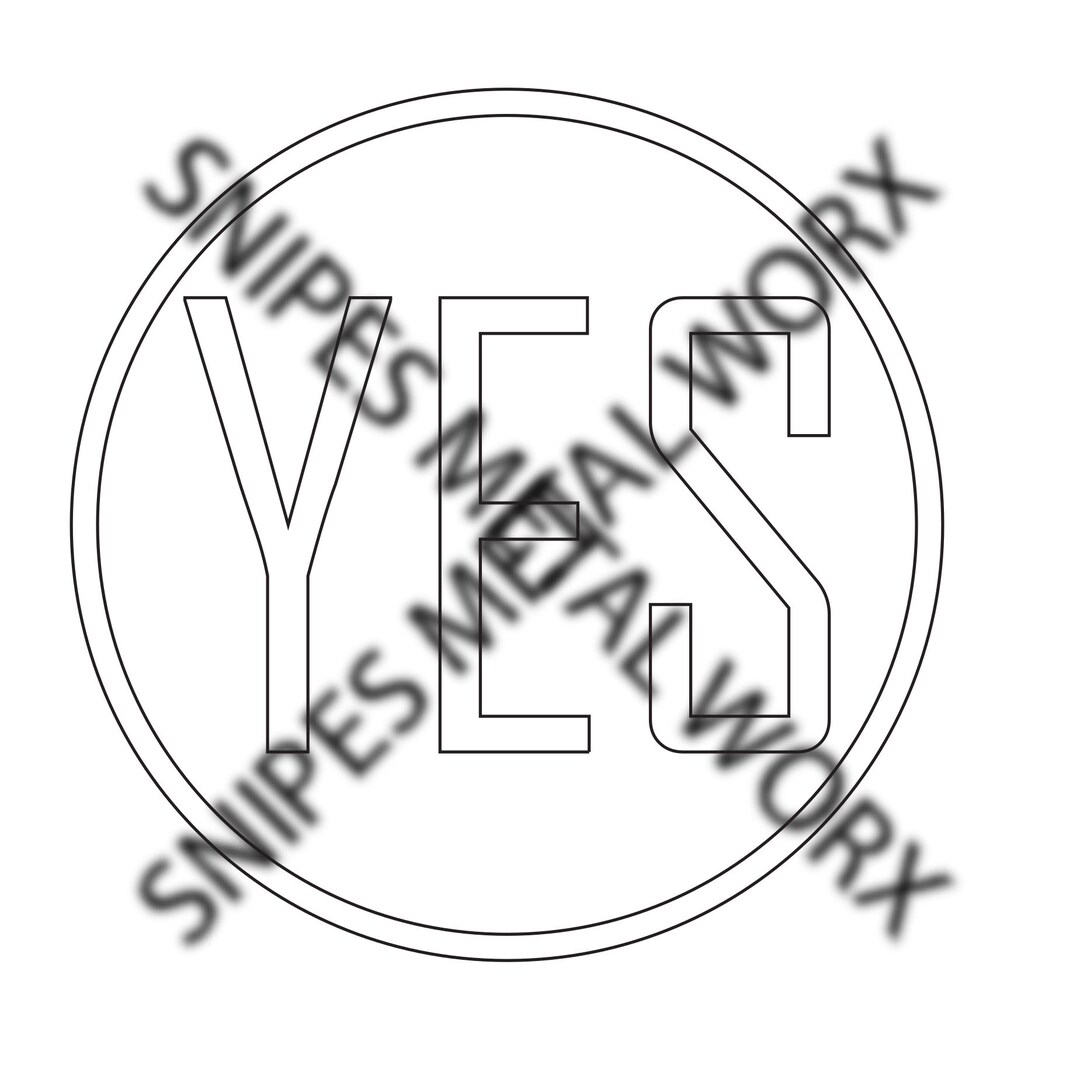 Yes and No Flip Challenge Worry Coin Files for Laser CNC DXF SVG Edc - Etsy