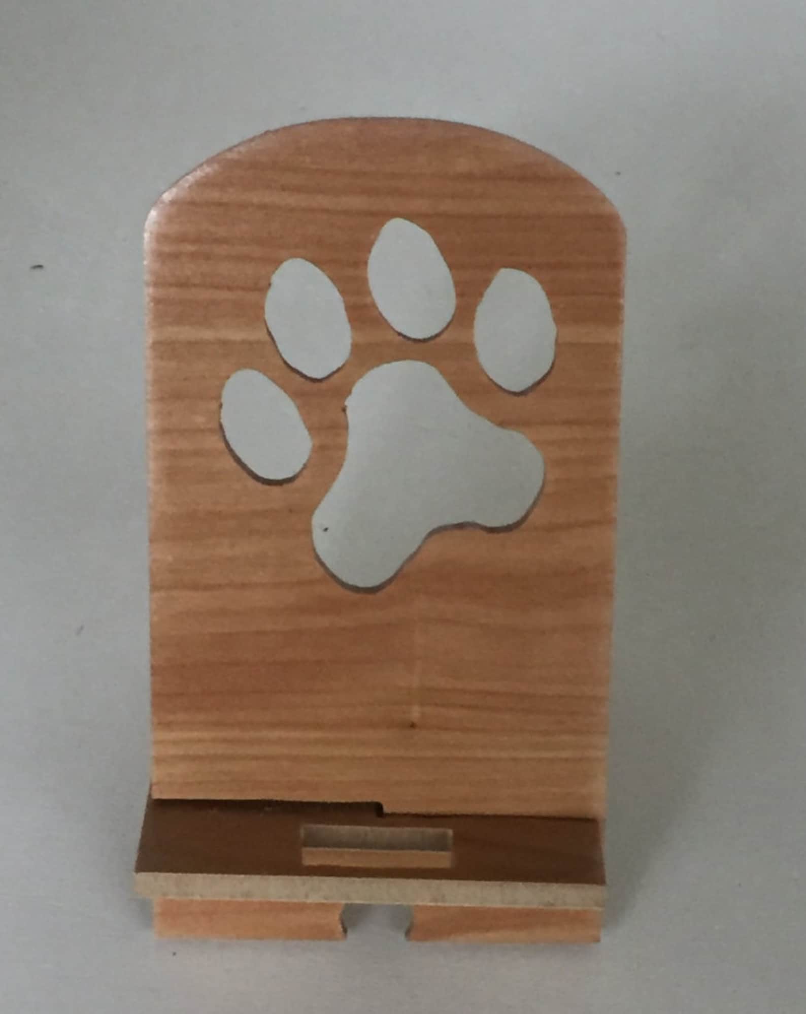Smart Phone Paw Print Stand and Charging Dock - Etsy