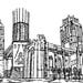Liverpool University Graduation Print, Framed or Print Only, Uni Gift ...
