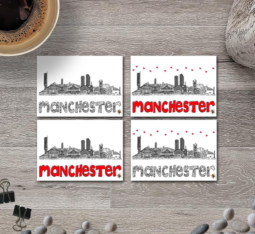 Manchester Fridge Magnet, Manchester Bee, Uni Keepsake, Memento ...