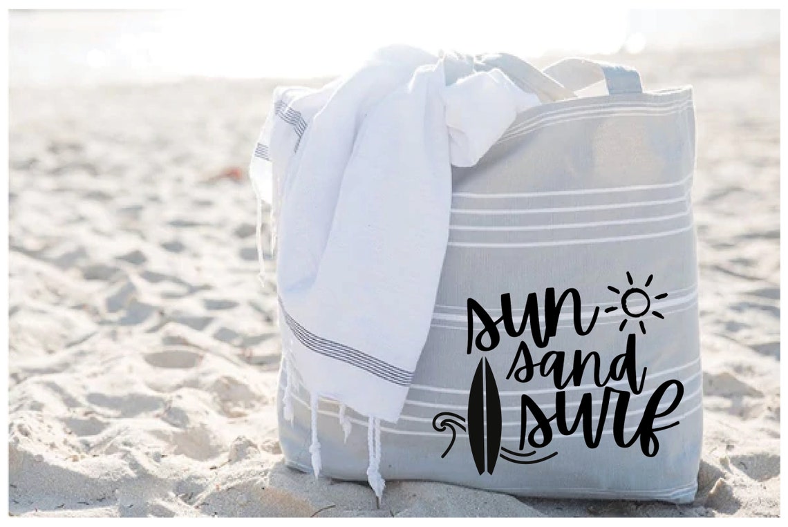 Sun, Sand, Surf SVG, Beach Nautical Cut File (digital Download) - Etsy