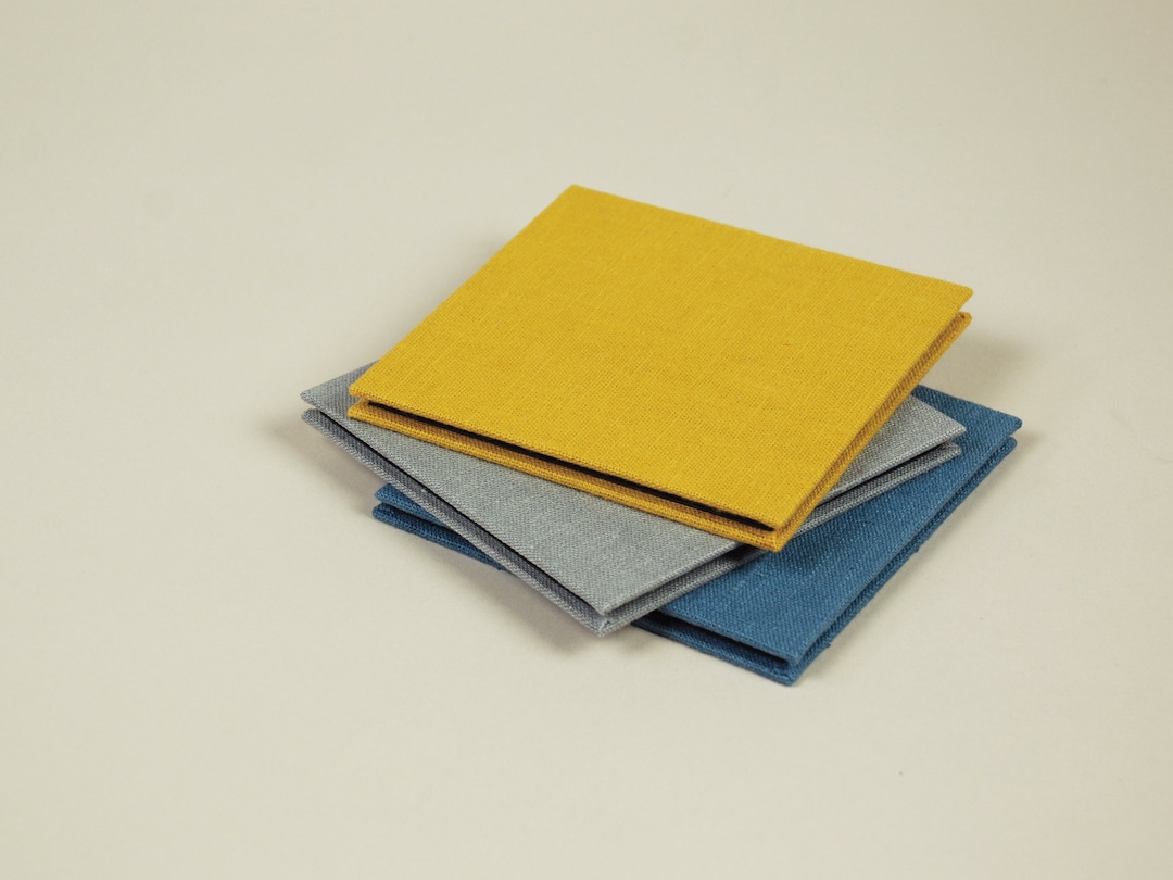 Linen Black Square Leporello Accordion Photo Album for Instax ...