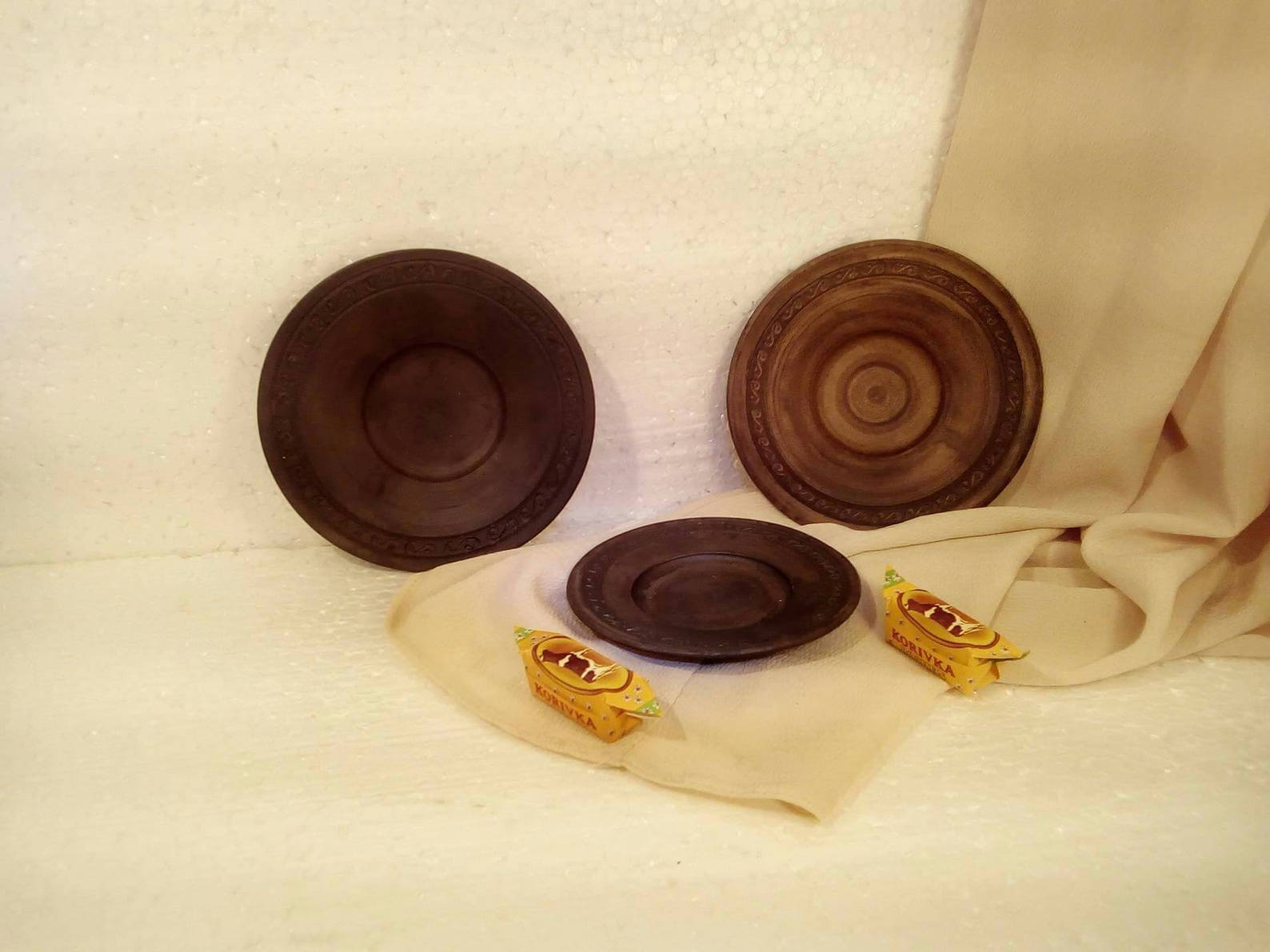 Rustic Ceramic Plate Clay Plates Pottery Saucer Cake Plate - Etsy