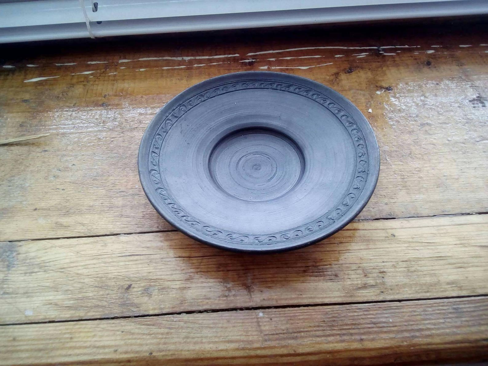 Rustic Ceramic Plate Clay Plates Pottery Saucer Cake Plate - Etsy