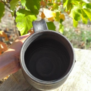 Large Stoneware Mug Mead Viking Mug Medieval Reenactment Large Ceramic ...