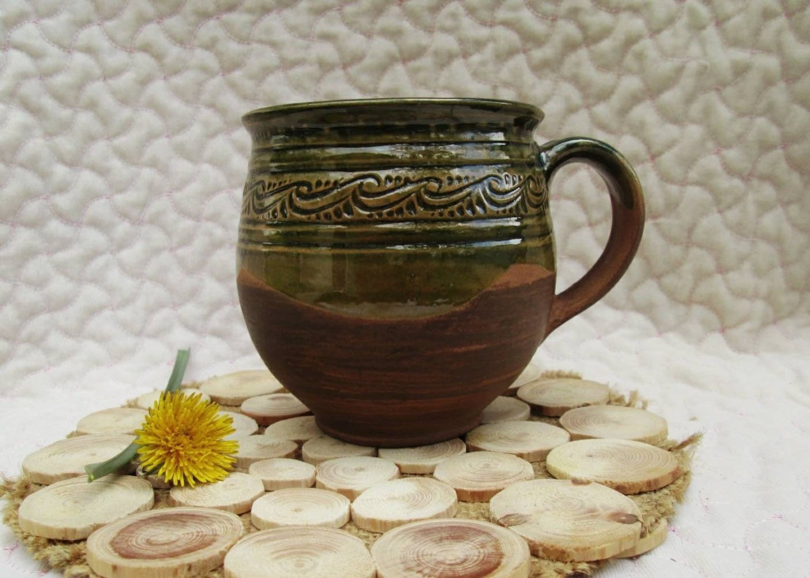 Clay Pottery Mugs Eco Mugs Pottery Mug Ceramic Cup Hand Thrown - Etsy