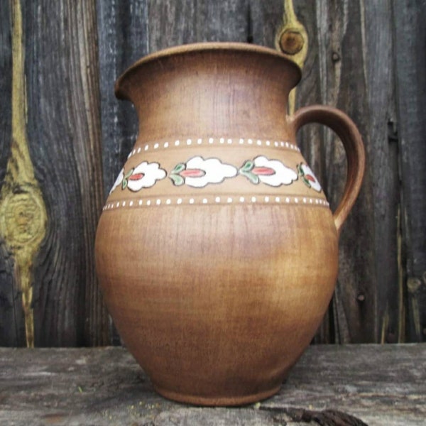 Clay Pitcher - Etsy