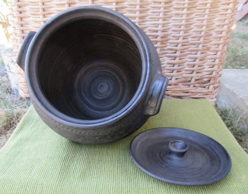 Large ceramic pot pottery cookware pottery casserole ceramic | Etsy