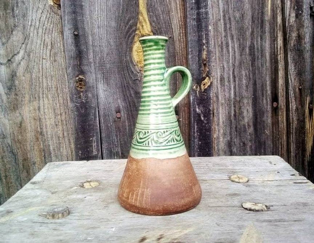 Wine Decanter Small Pitcher Pottery Bottle Stoneware Jug Ceramic ...