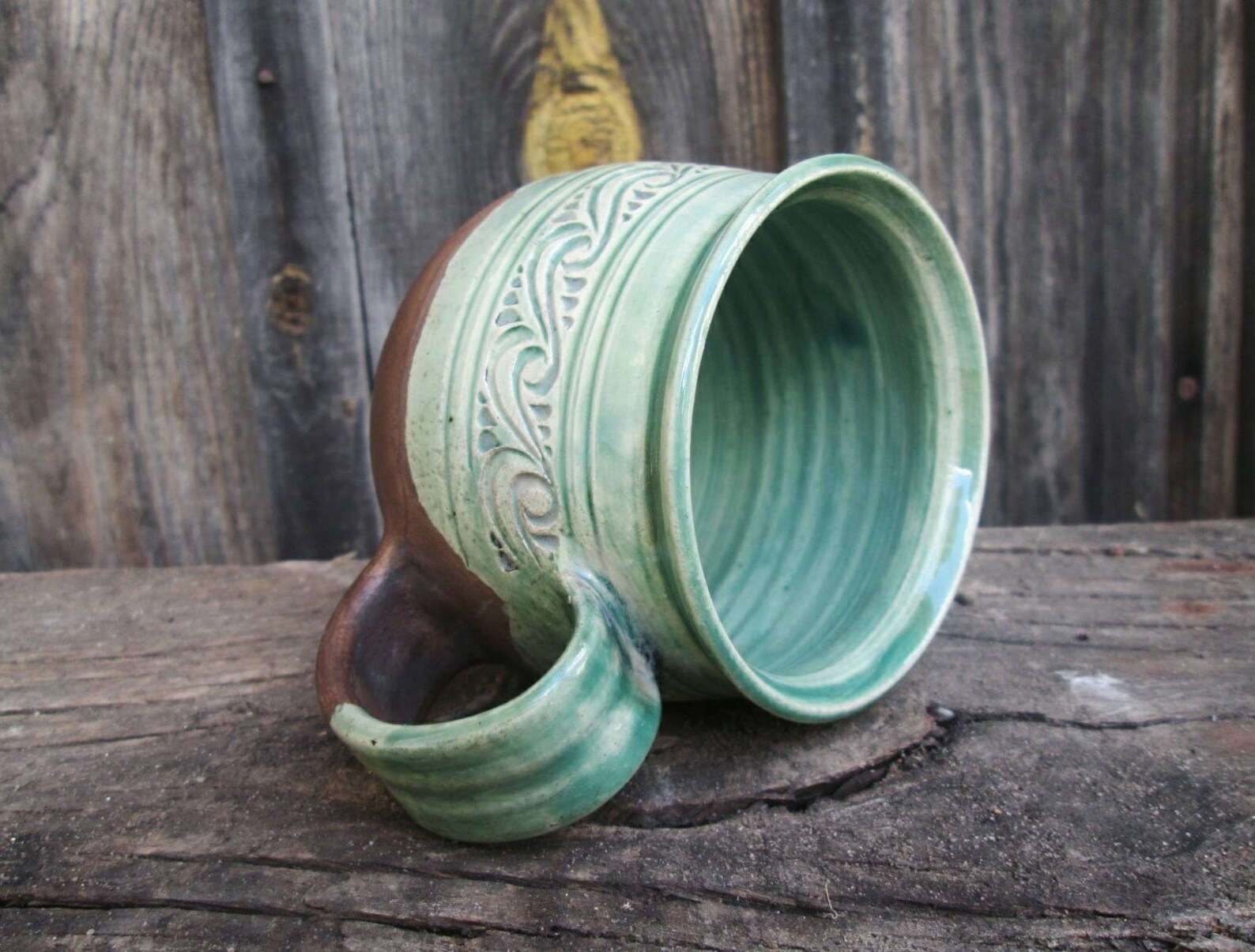 Clay Pottery Mugs Eco Mugs Pottery Mug Ceramic Cup Hand Thrown - Etsy