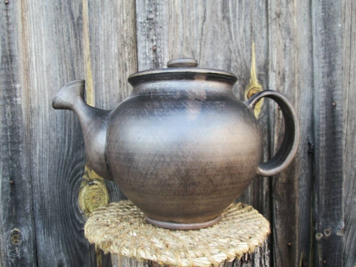 Pottery teapot large teapot unique teapot ceramic tea pot | Etsy