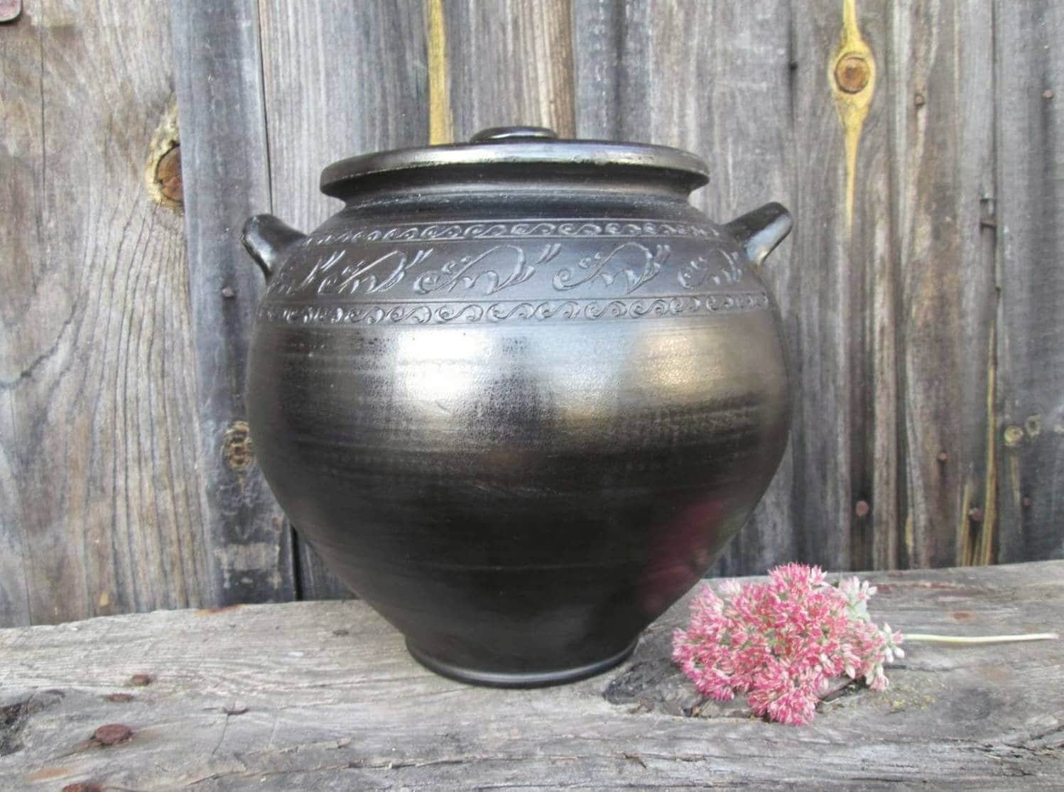 Large ceramic pot pottery cookware pottery casserole ceramic | Etsy