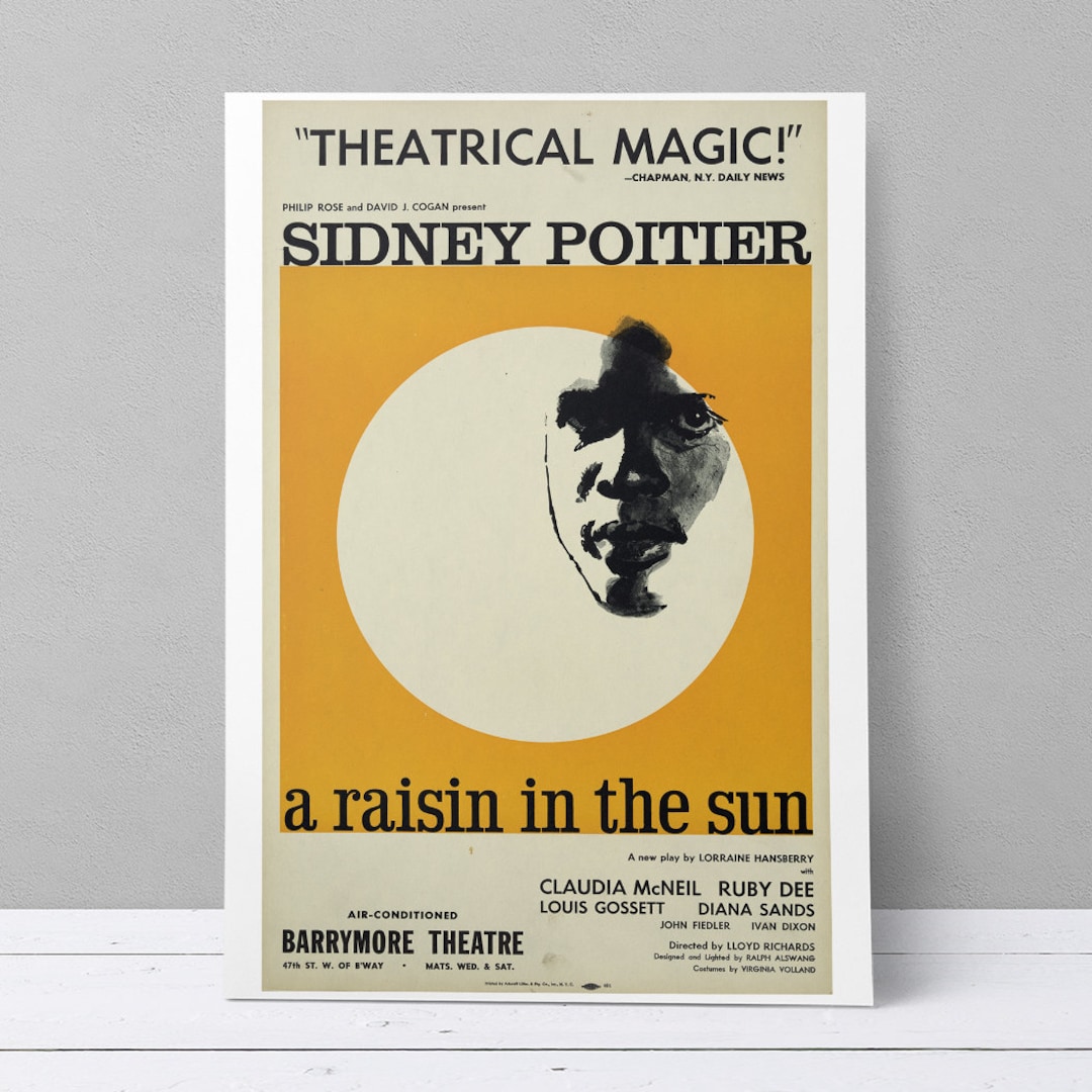 A Raisin in the Sun Poster, 1959, Sidney Poitier - Reproduction Print ...