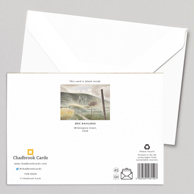 Eric Ravilious Greeting Card Collection Landscapes Set of - Etsy