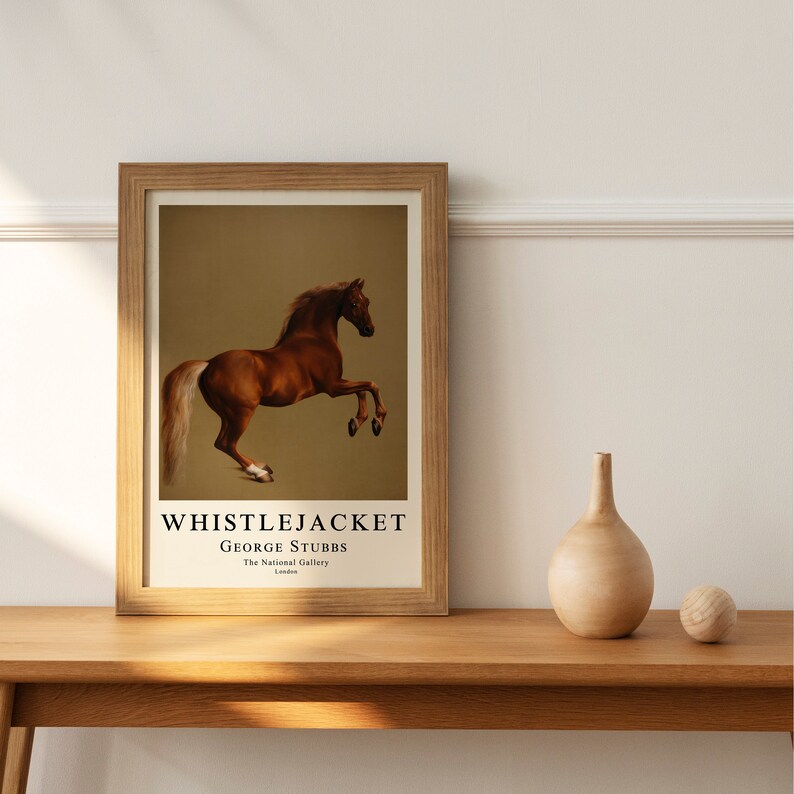 George Stubbs, Whistlejacket, Fine Art Poster Print Wall Art ...
