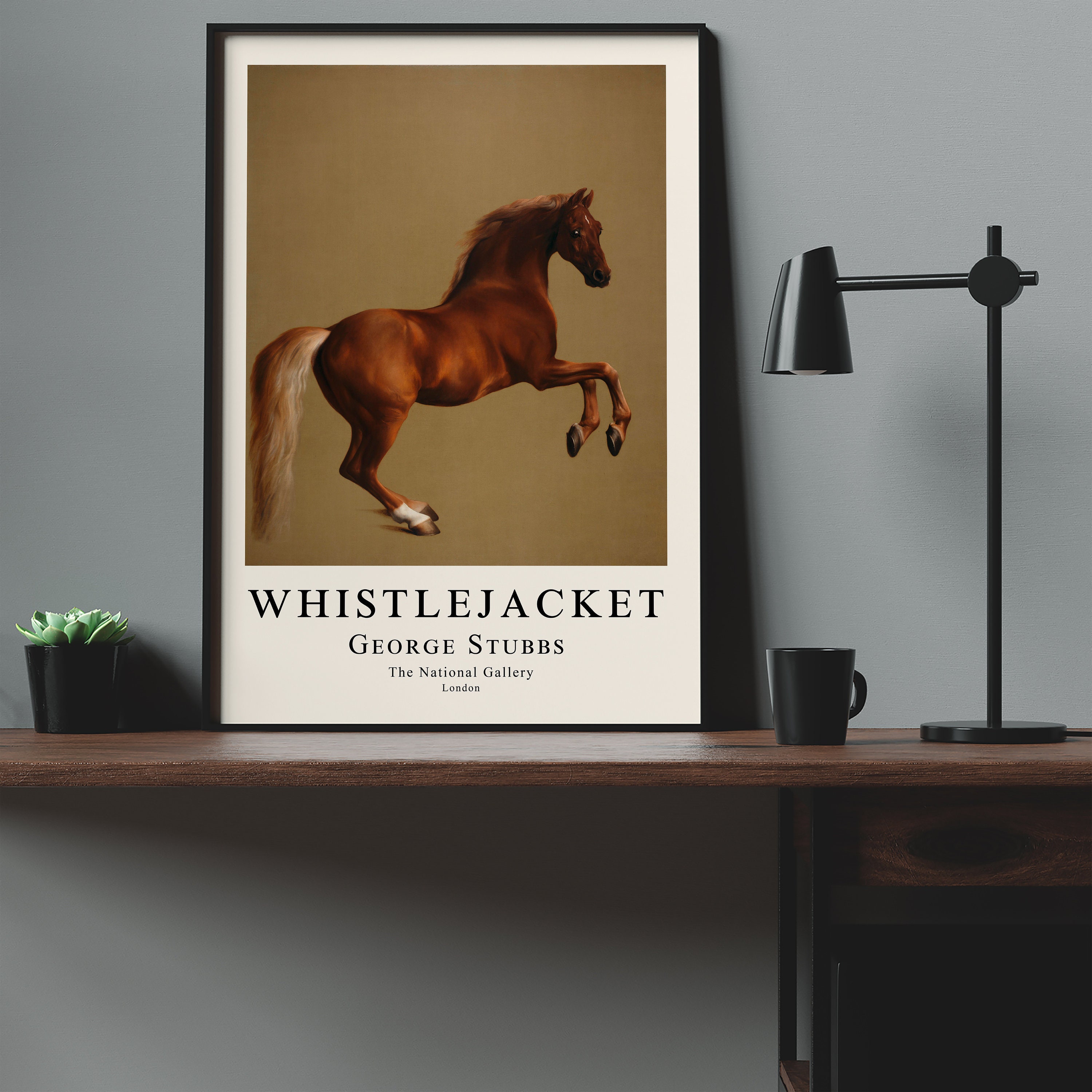 George Stubbs, Whistlejacket, Fine Art Poster Print Wall Art ...