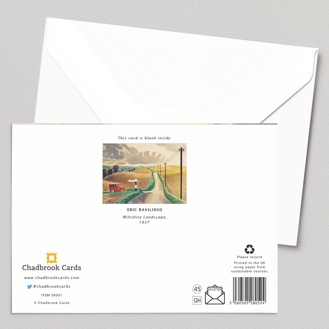 Eric Ravilious Greeting Card Collection Landscapes Set of - Etsy