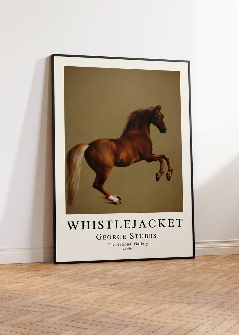 George Stubbs, Whistlejacket, Fine Art Poster Print Wall Art ...