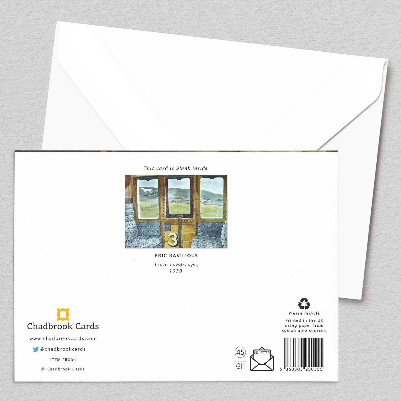 Train Landscape Eric Ravilious Greetings Card - Etsy