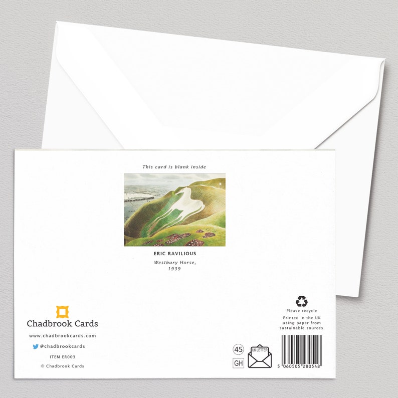 Eric Ravilious Greeting Card Collection Landscapes Set of - Etsy