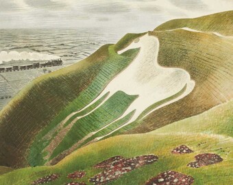 Chalk Paths by Eric Ravilious Print Poster - Etsy