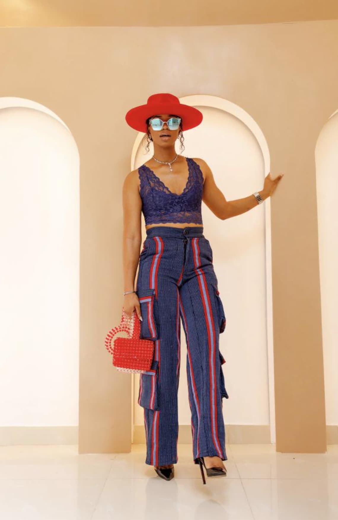 Okwa Aso Oke Cargo Pant - Etsy