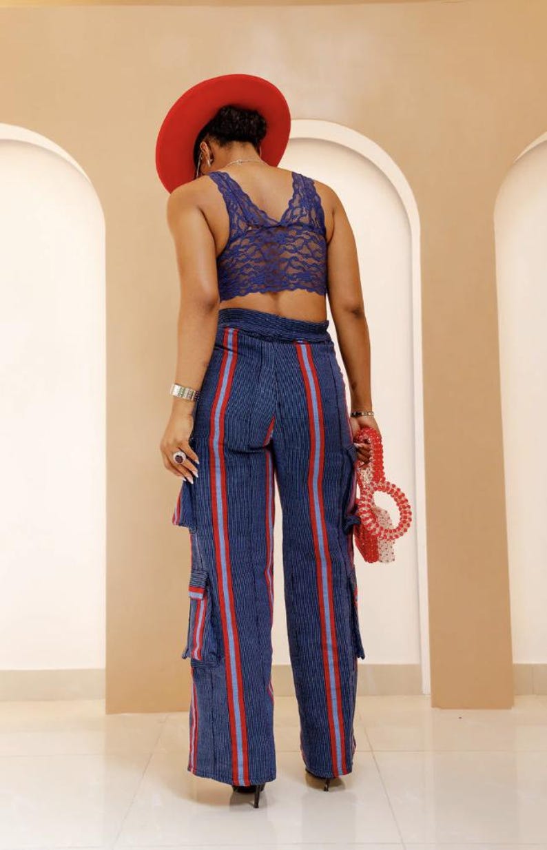 Okwa Aso Oke Cargo Pant - Etsy