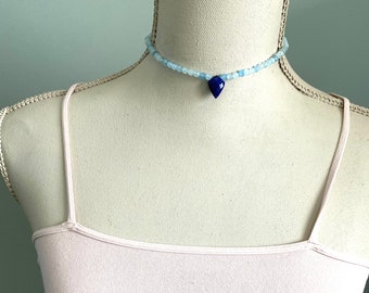 Light Blue Choker | Etsy