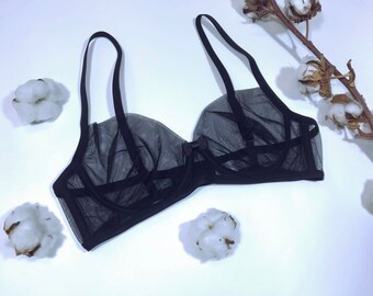 Sheer bra | Etsy