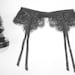 Lace Garter Belt Black Garter Belt Gift for Her Plus Size - Etsy