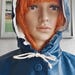 Blue Pvc Raincoat Rainjacket - Etsy