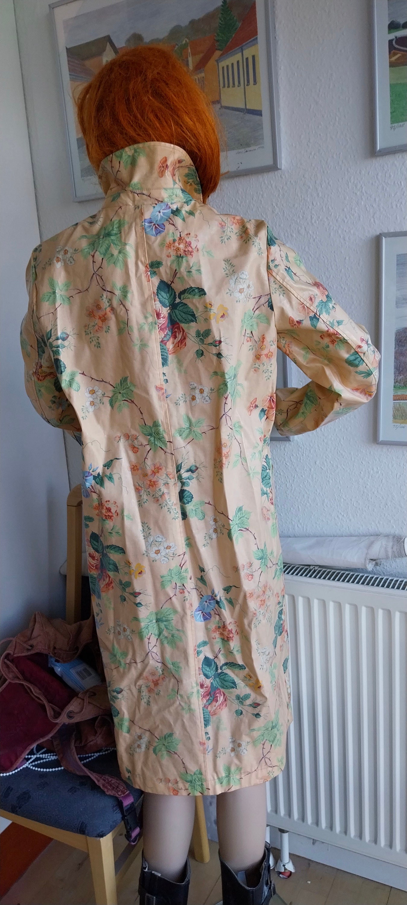 Retro Vintage Pvc Raincoat Rainjacket Raincape - Etsy UK