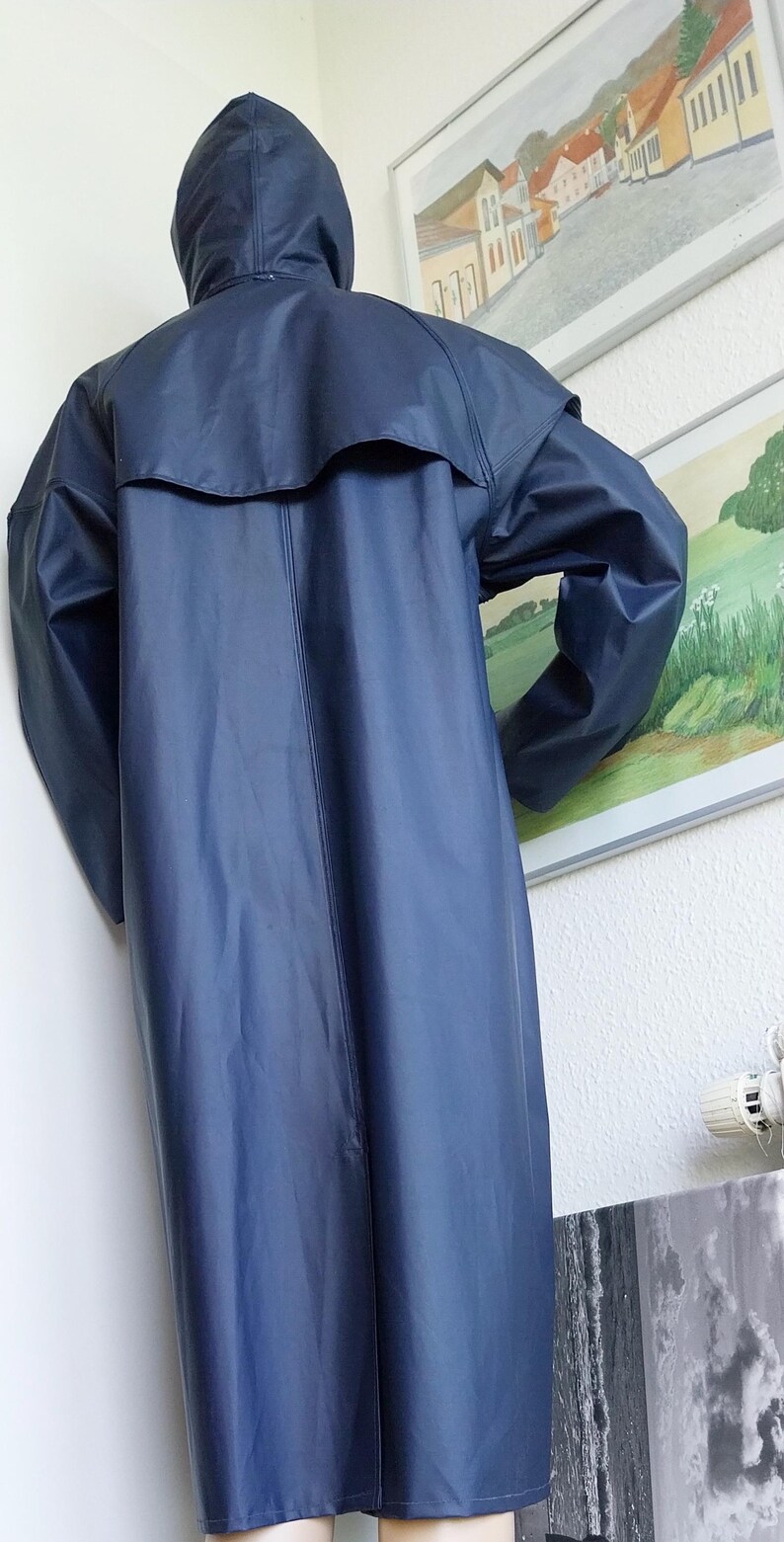 Blue Pvc Grundens Raincoat Rainjacket - Etsy