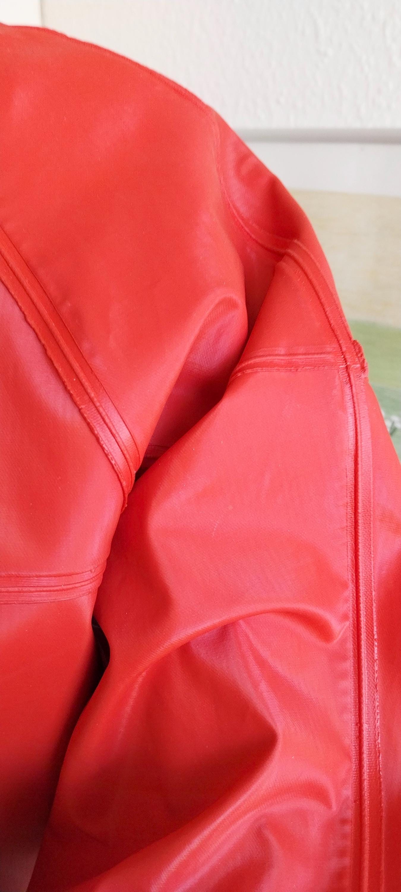 Red Pvc Grundens Raincoat Rainjacket - Etsy