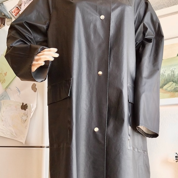 Rubber Raincoat - Etsy