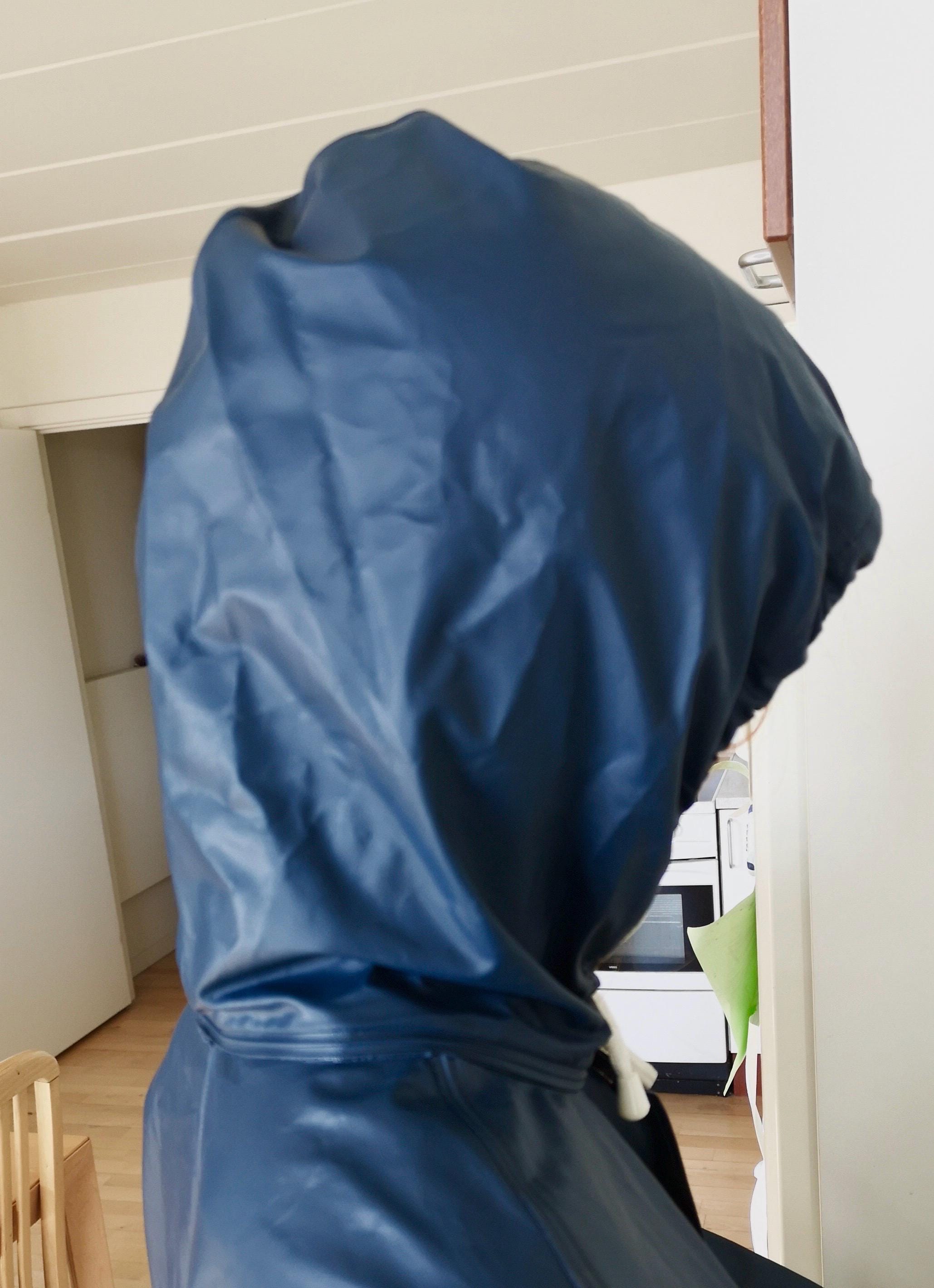 Blue Pvc Raincoat Rainjacket - Etsy