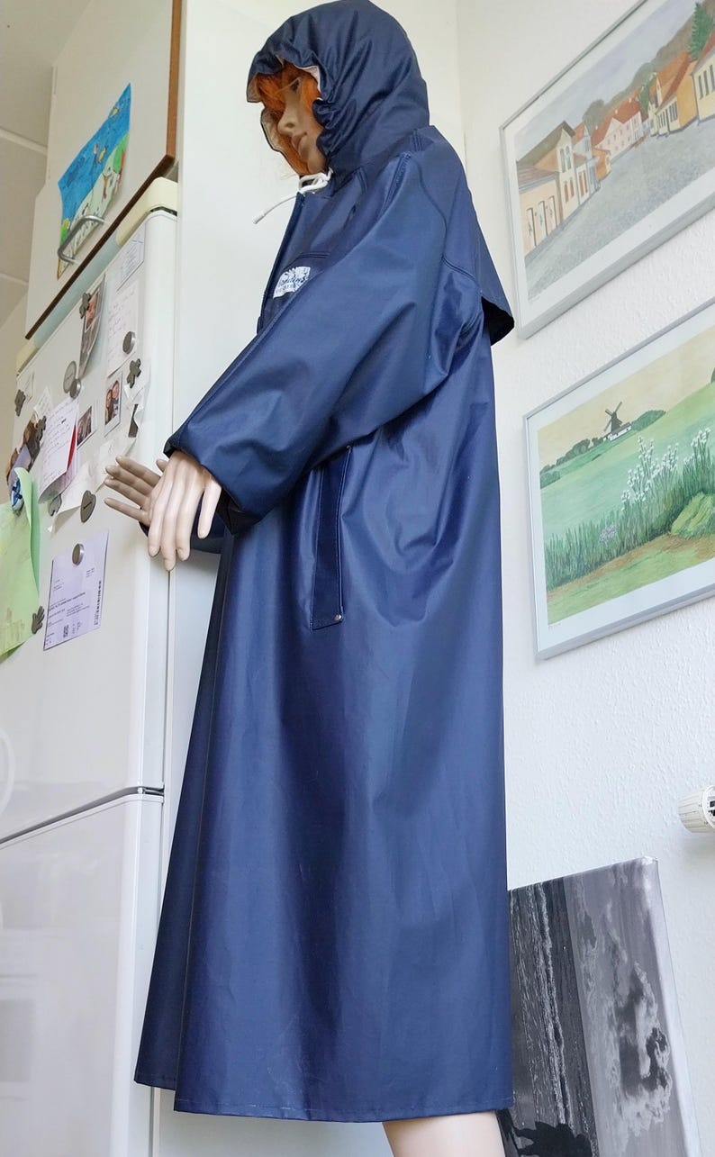 Blue Pvc Grundens Raincoat Rainjacket - Etsy