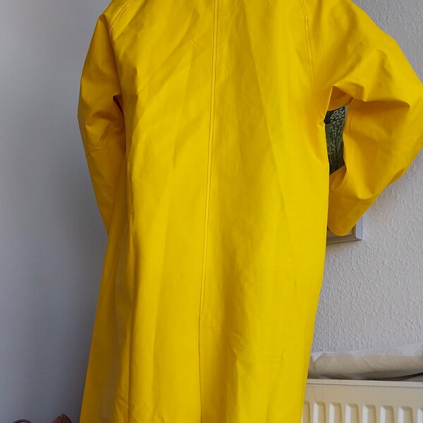 Yellow Pvc Raincoat Jacket - Etsy