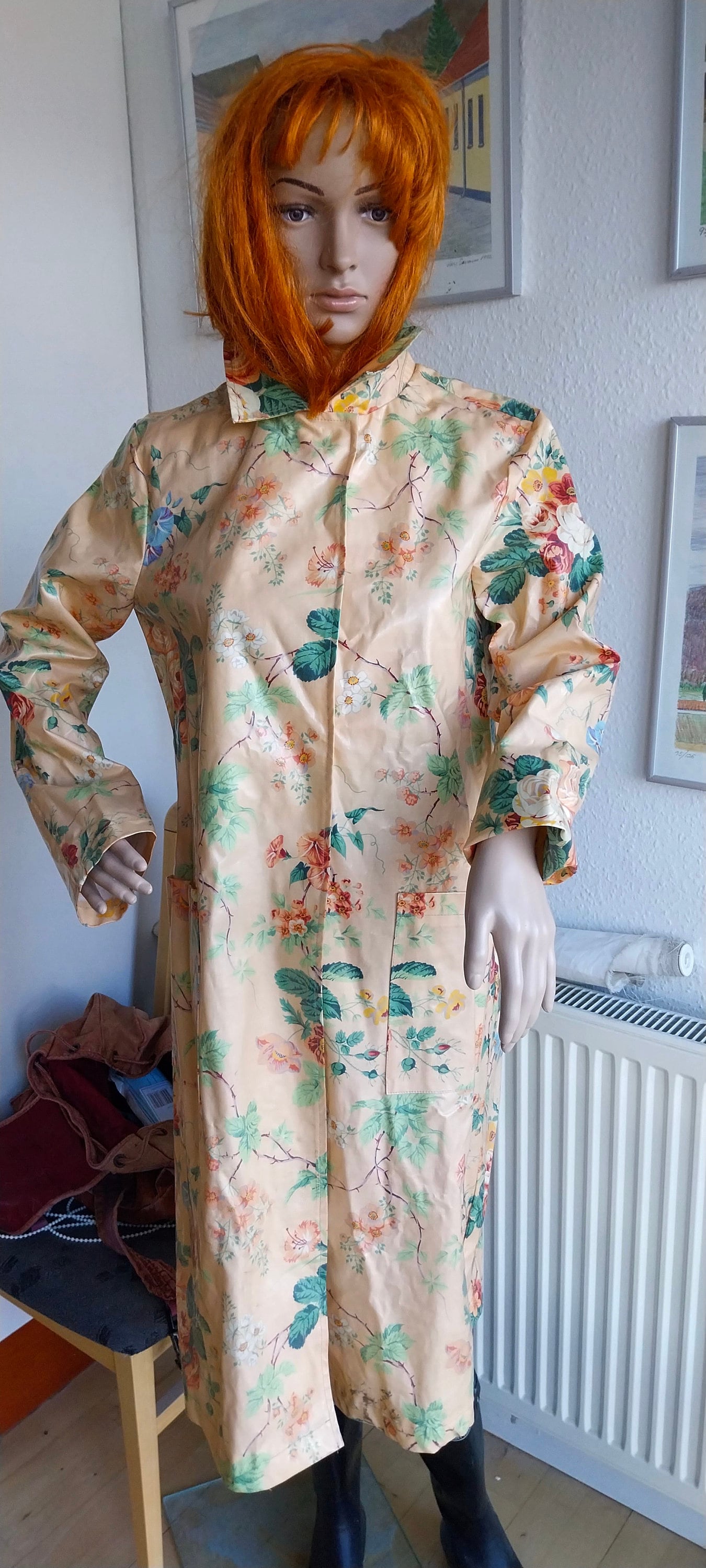 Retro Vintage Pvc Raincoat Rainjacket Raincape - Etsy UK