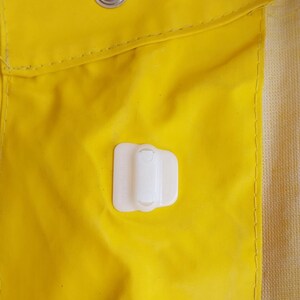 Retro Vintage Yellow Pvc Raincoat Rainjacket Rubbercoat Rubber Jacket ...