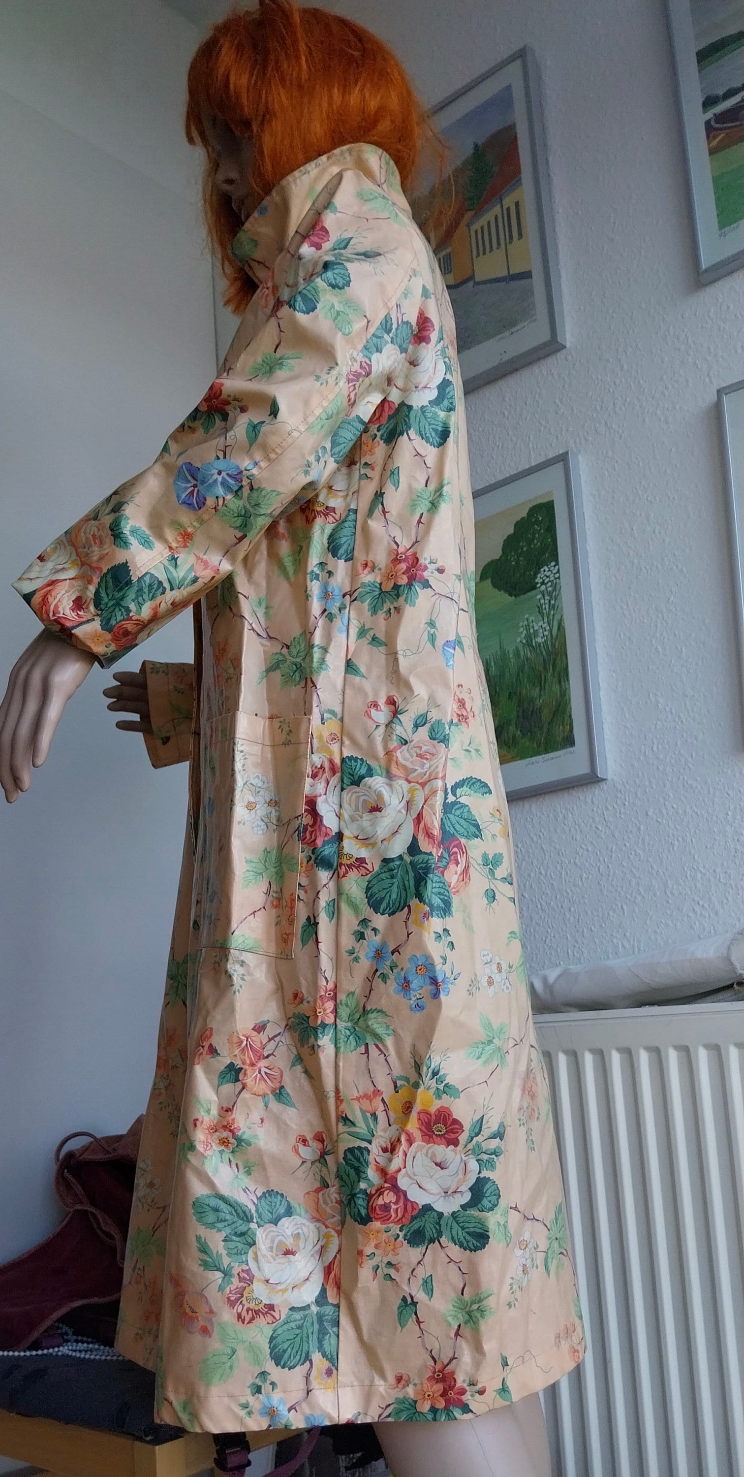 Retro Vintage Pvc Raincoat Rainjacket Raincape - Etsy UK